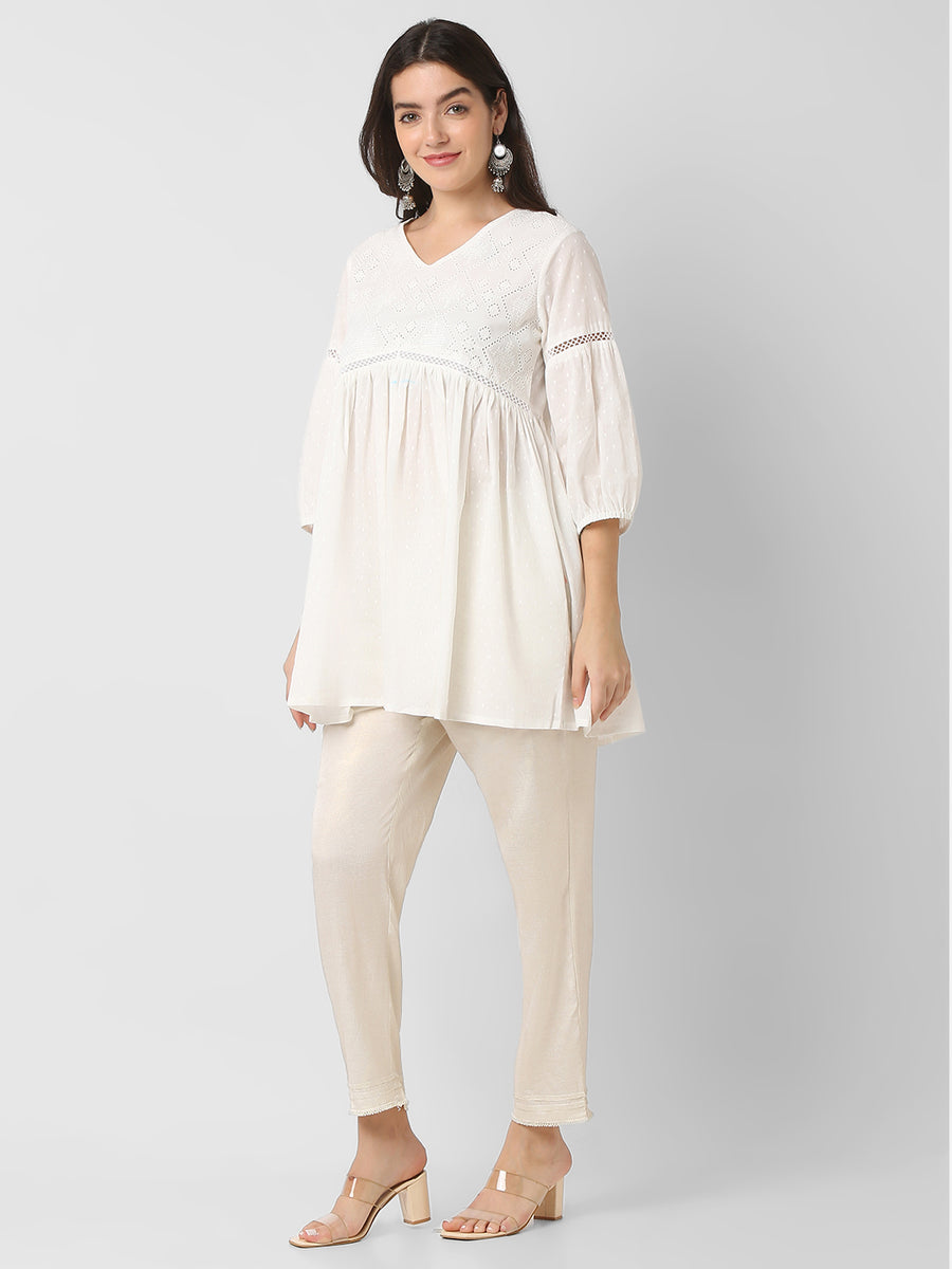 Regular Fit Solid Tunic