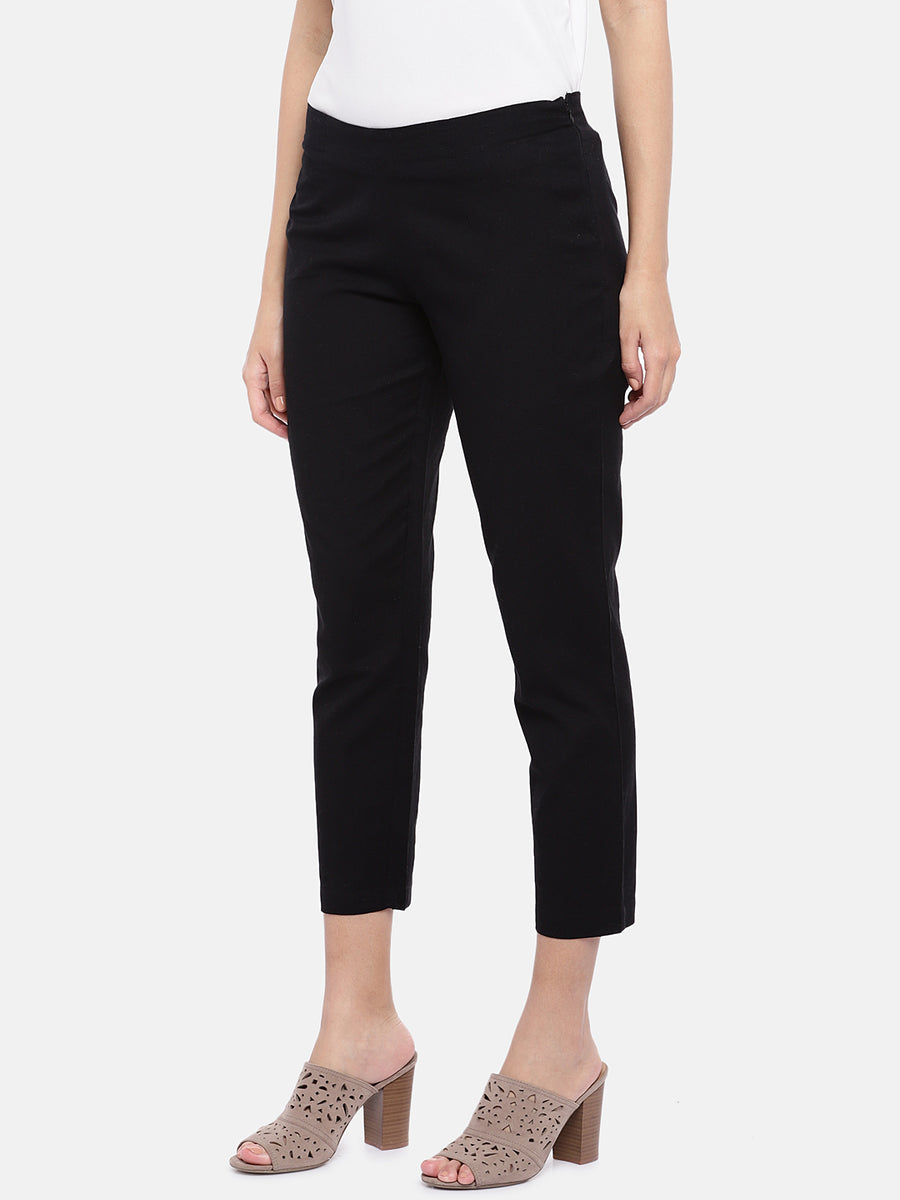 Buy Now,Core Women Slim Fit Black Pants