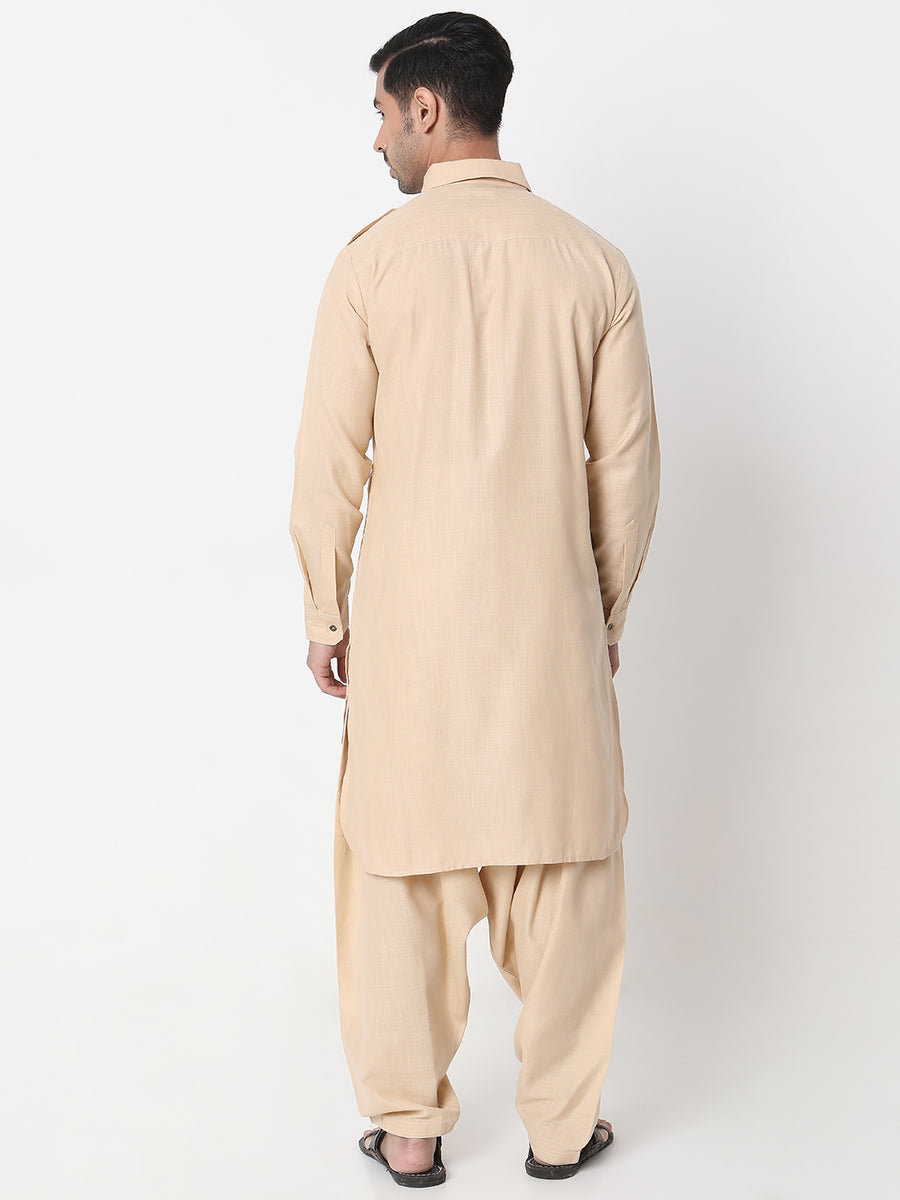 Regular Fit Solid Kurta Sets